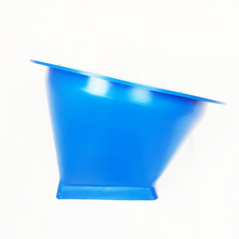 Cono silo reversible azul con arandela