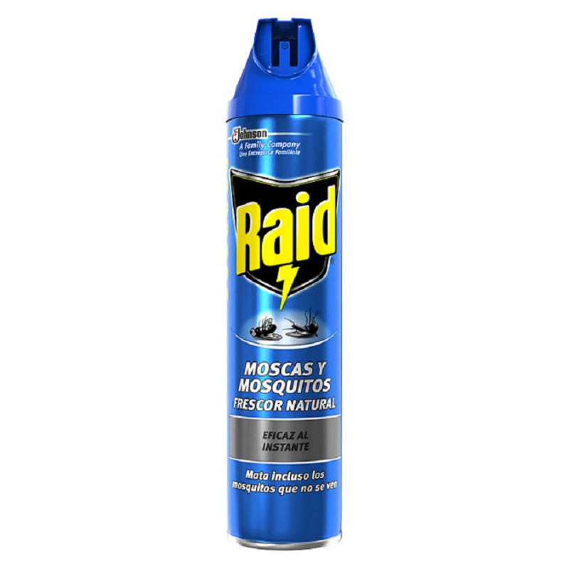 Raid aerosol moscas y mosquitos 600ml