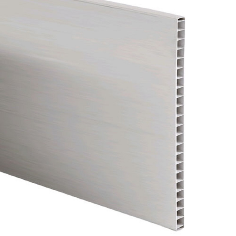 Panel pvc gris 50 mm de 800 mm liso/liso