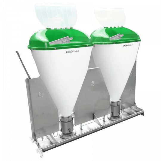 Tolva destete doble inox EVO-1500D