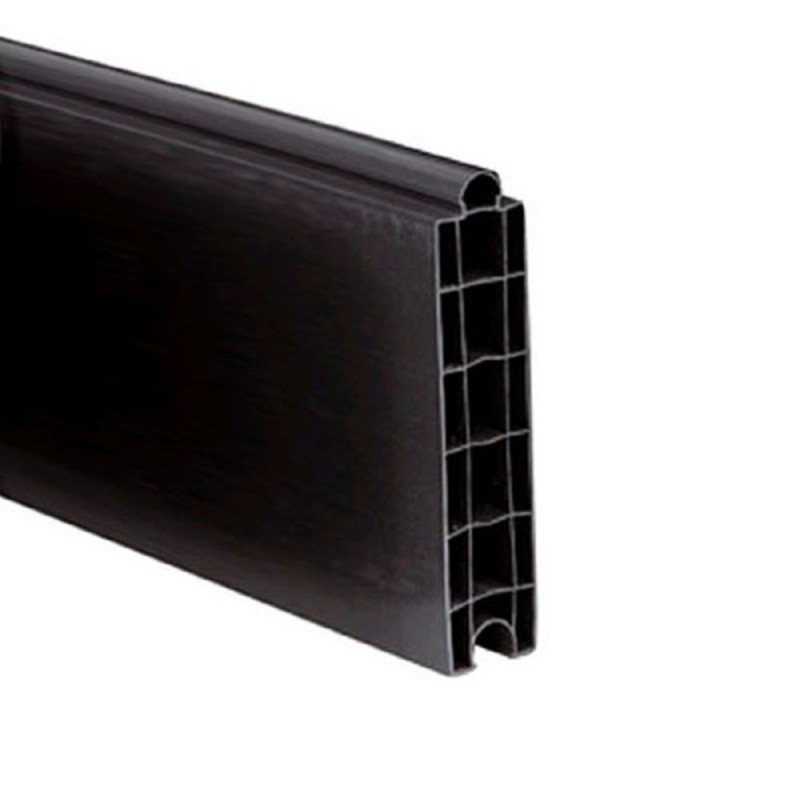 Panel pvc gris 50 mm de 200 mm macho/hembra