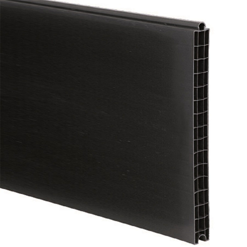 Panel pvc gris 50 mm de 500 mm macho/hembra