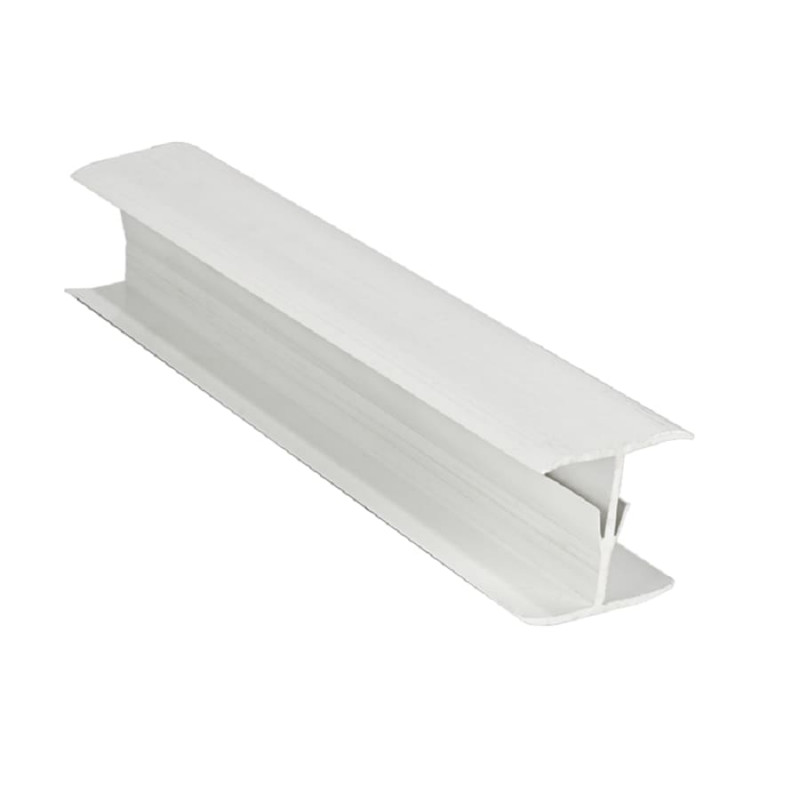 Perfil "h" panel 50 mm gris