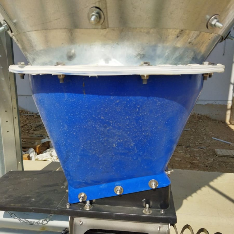 Cono silo reversible azul con arandela