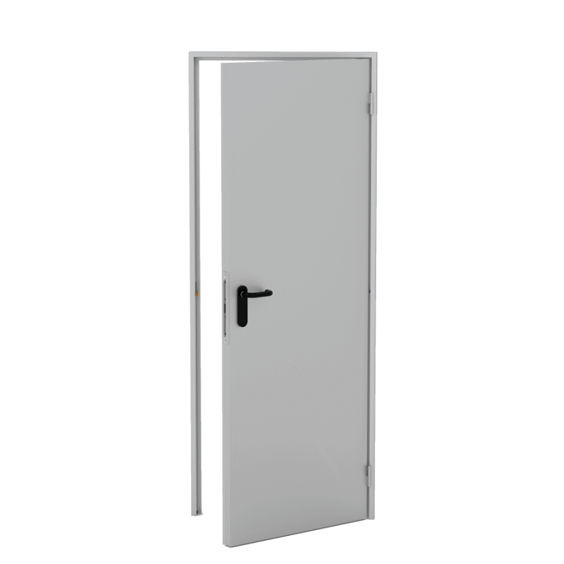 Puerta multiusos 1 hoja 800X2100mm RAL 9010 Ext-Derecha (AM)